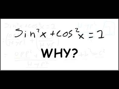 Proof: Sin^2 + Cos^2 = 1 - YouTube