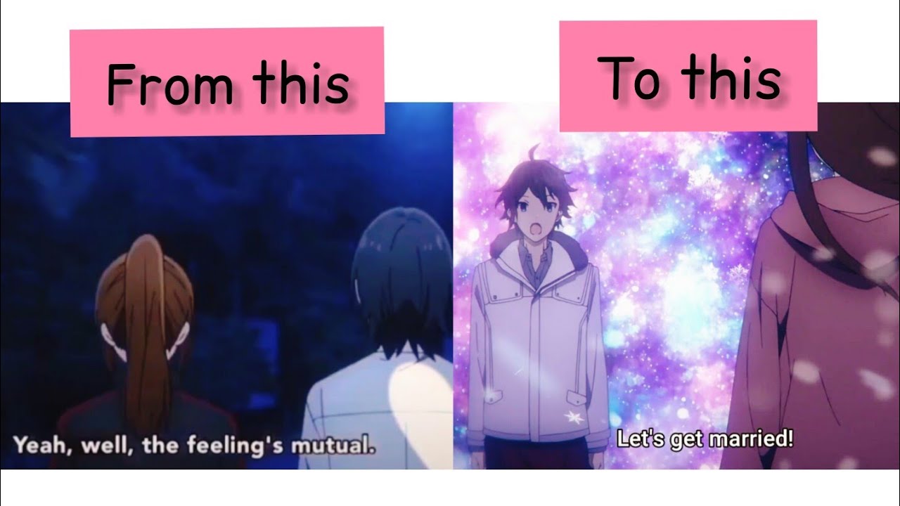 ホリミヤ Horimiya Episode 12 | Let's Get Married! Miyamura proposed to Hori ...