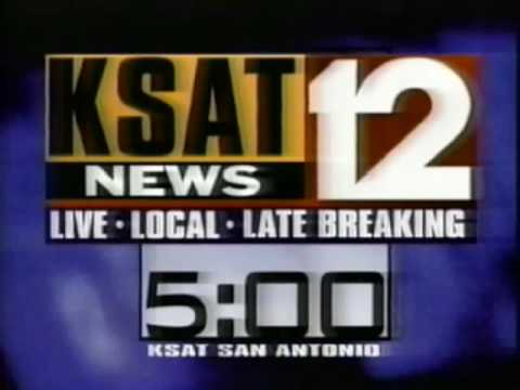KSAT 12 News at 5 Open 1997 - YouTube