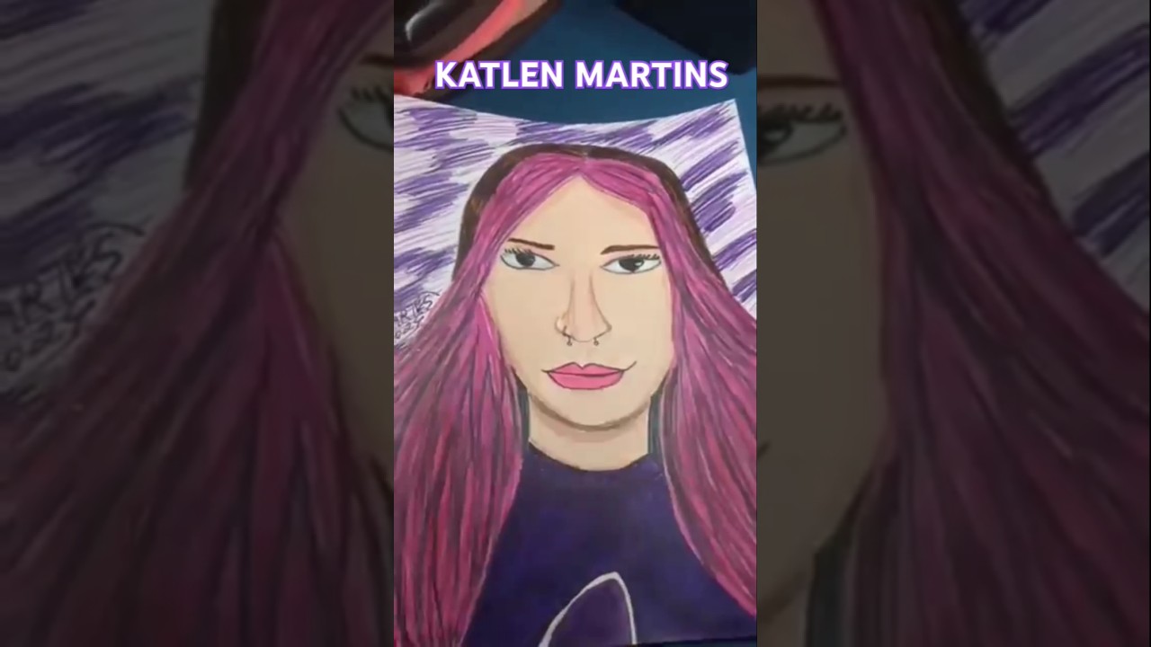 DESENHEI A KATLEN MARTINS #katlenof #viralshort #art #emillyvickof # ...