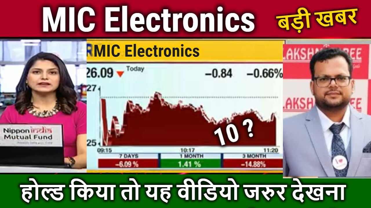 MIC Electronics share latest news,future,mic electronics share analysis ...