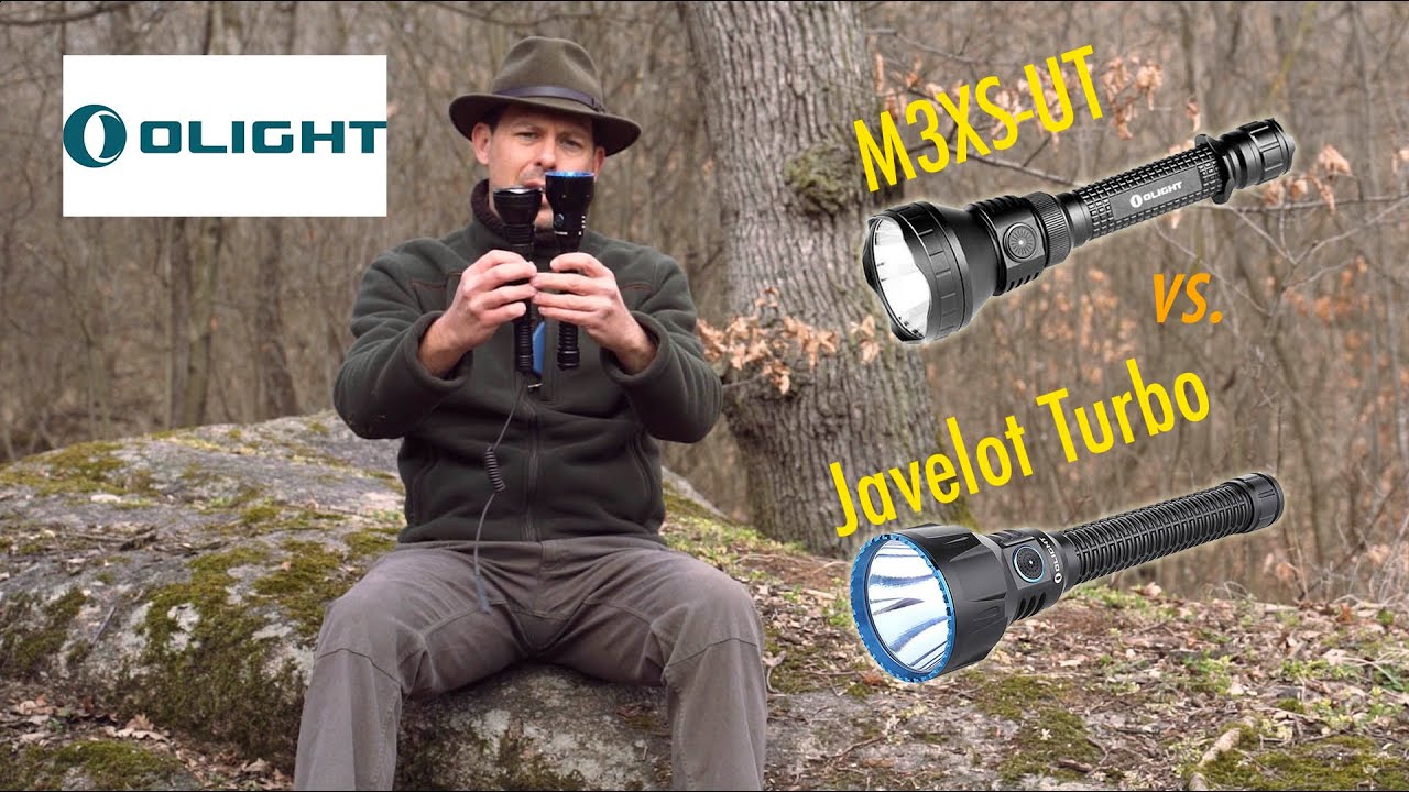 Olight M3X vs Javelot Turbo fegyverlámpa összehasonlítás - YouTube
