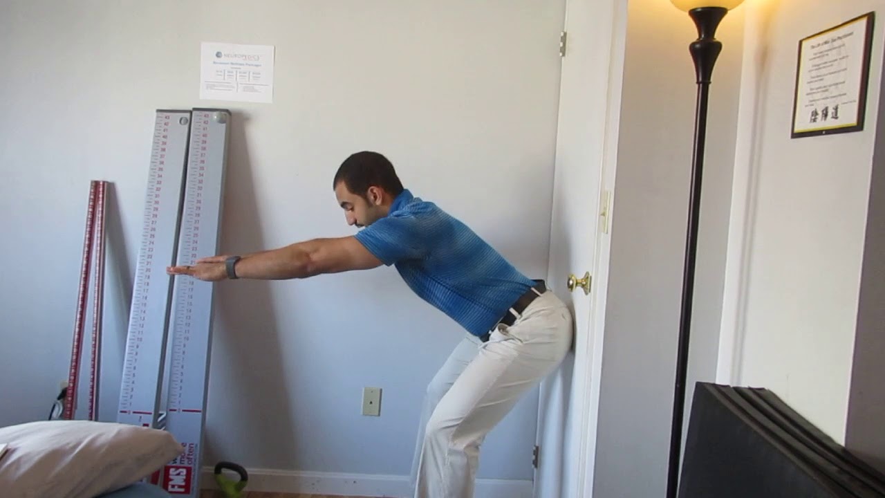 4x2 Hip Hinge Wall Reach - YouTube