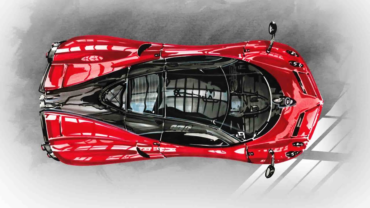 Pagani Huayra Speed Sketch - YouTube