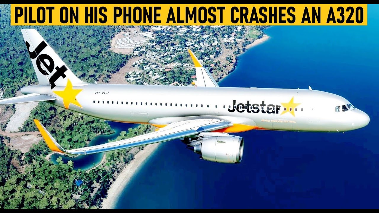 Pilot Texting on Phone Almost Crashes Airbus A320 - JetStar flight 057 ...