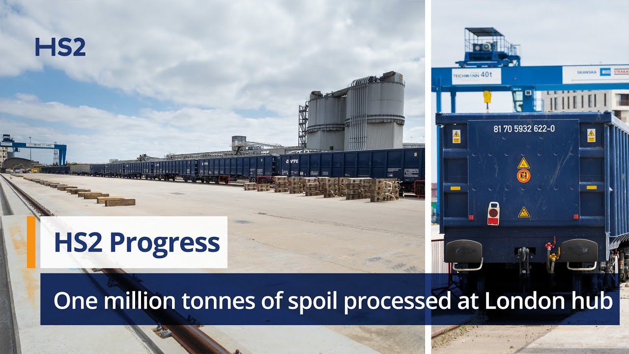 HS2’s London Logistics Hub celebrates processing one million tonnes of ...