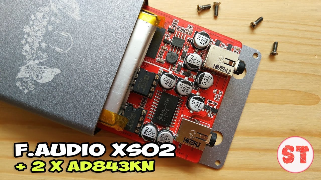 Царский звук. F.Audio XS02 с усилителями AD843KN - YouTube