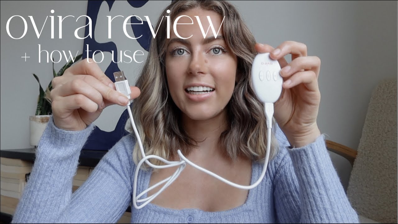 Ovira Review + how to use it! Period Pain Relief Device! - YouTube