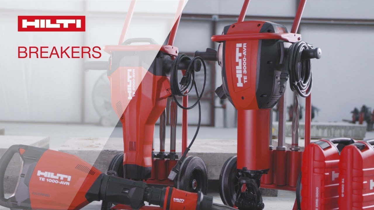 OVERVIEW of Hilti Breakers for concrete demolition - YouTube