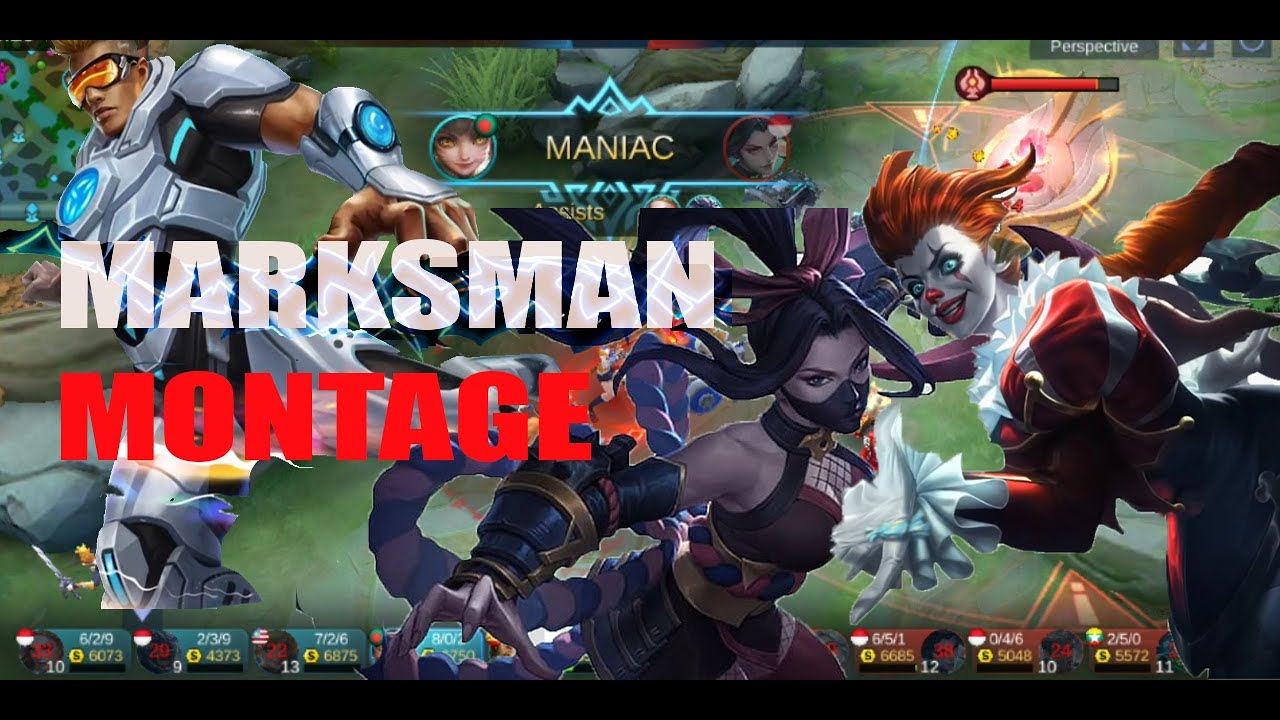 ALL MM MONTAGE -MOBILE LEGENDS ALL MARKSMAN BEST MOMENTS - YouTube
