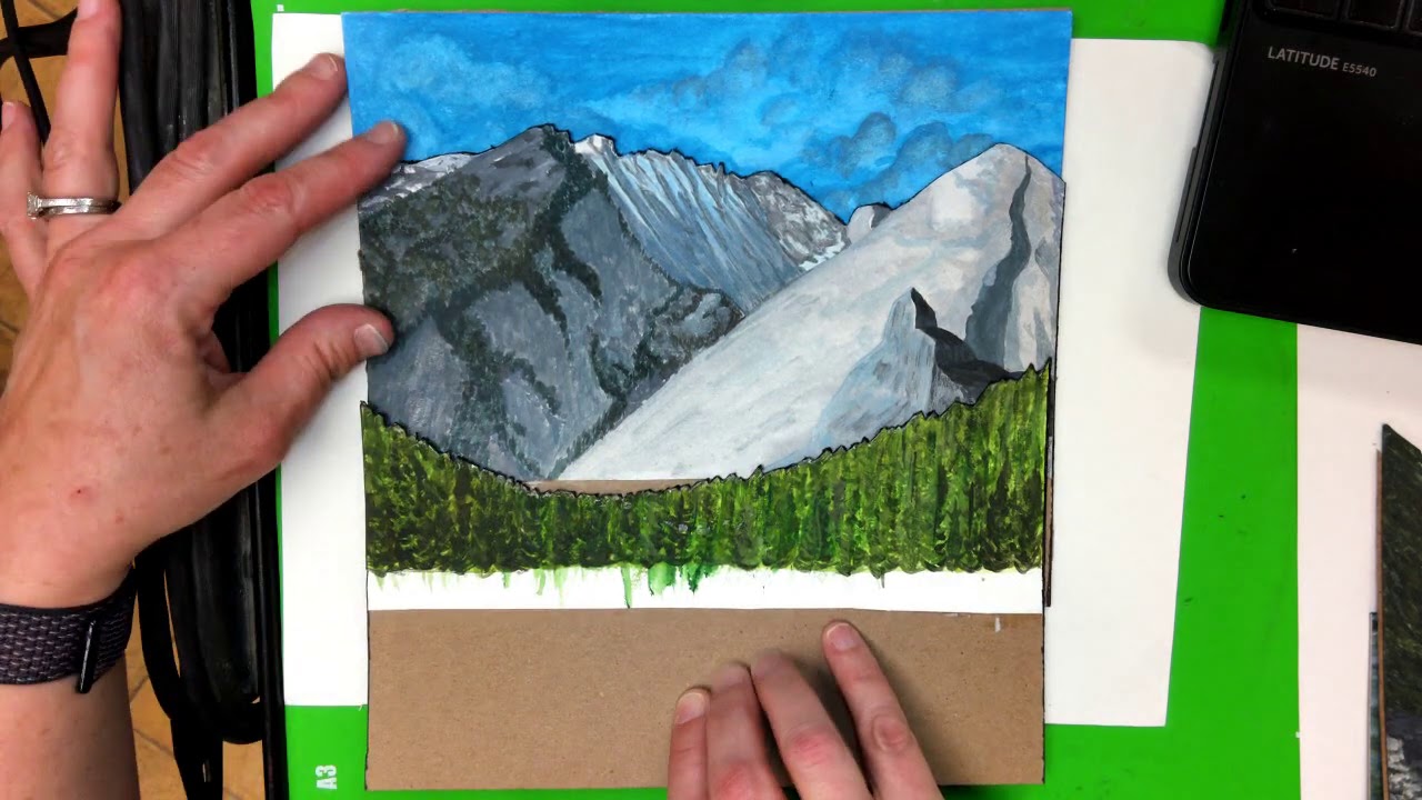 How to assemble your layered landscape. - YouTube