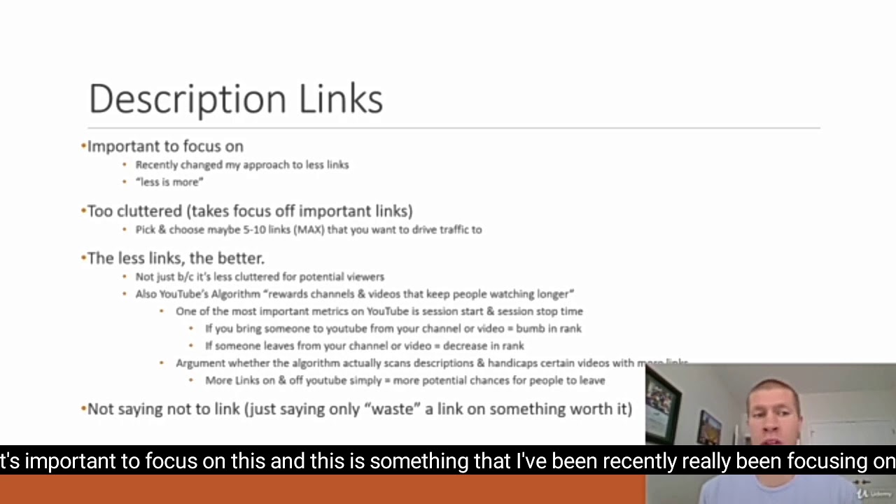 Description link - YouTube