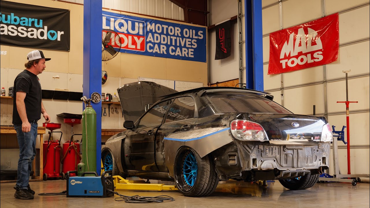 RATAROO: a burnout and drifting subaru! Episode 1 - teardown begins ...