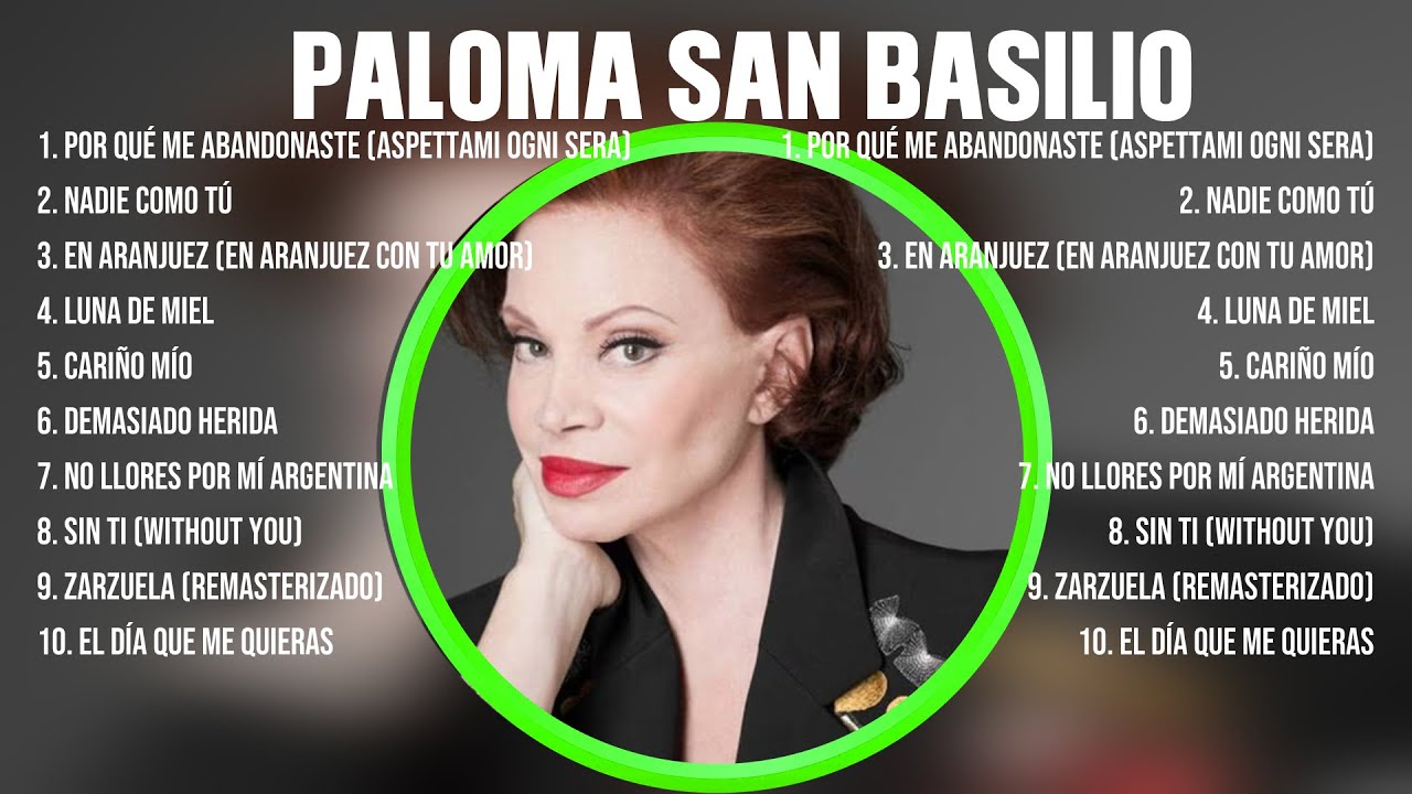 Paloma San Basilio ~ Best Old Songs Of All Time ~ Golden Oldies ...