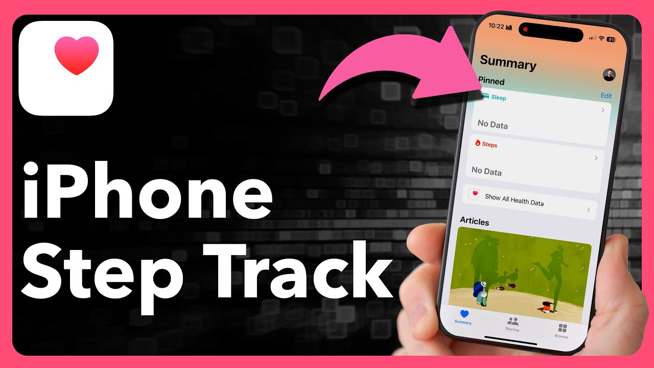 How To Track Steps On iPhone Without Apple Watch - YouTube