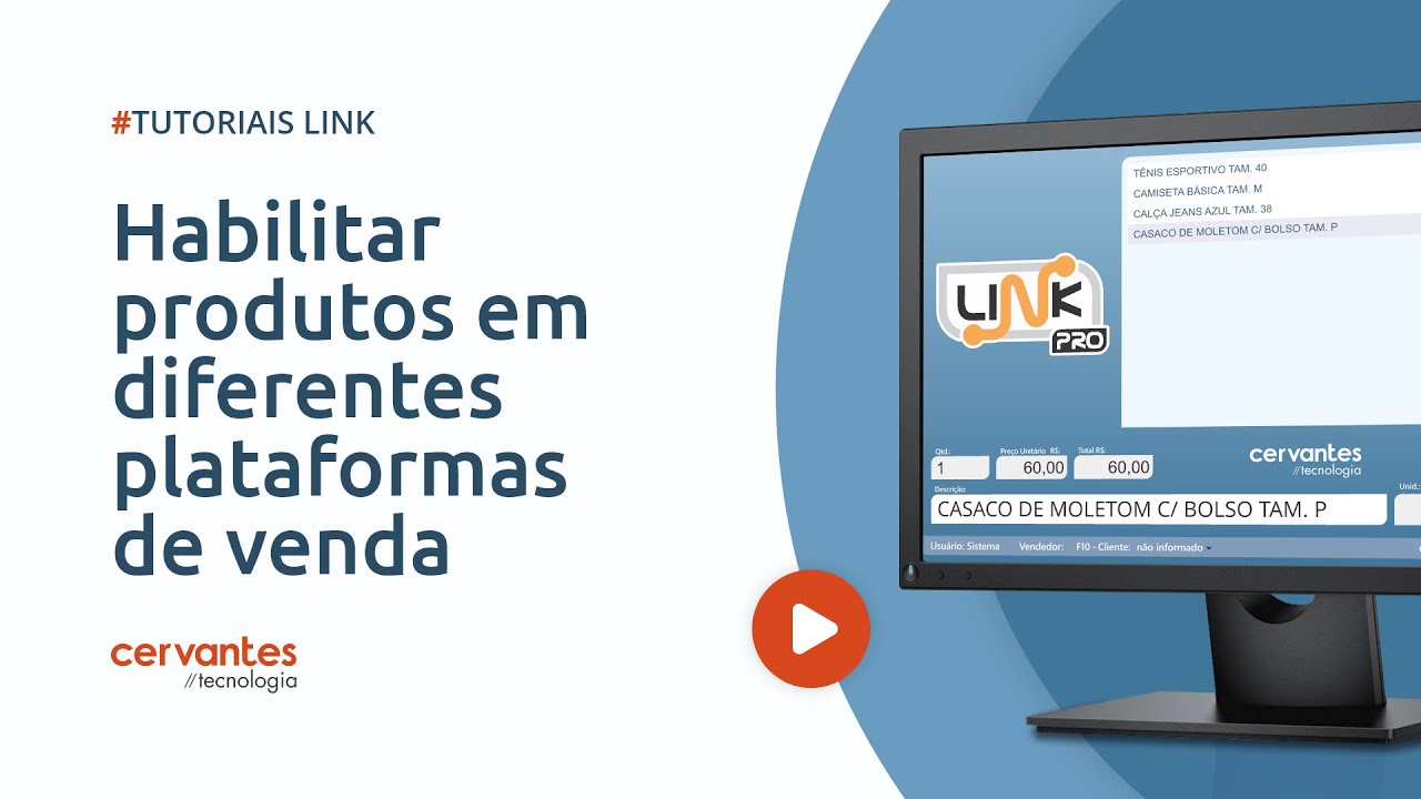 Link PRO - Habilitar produtos em diferentes plataformas de venda - YouTube