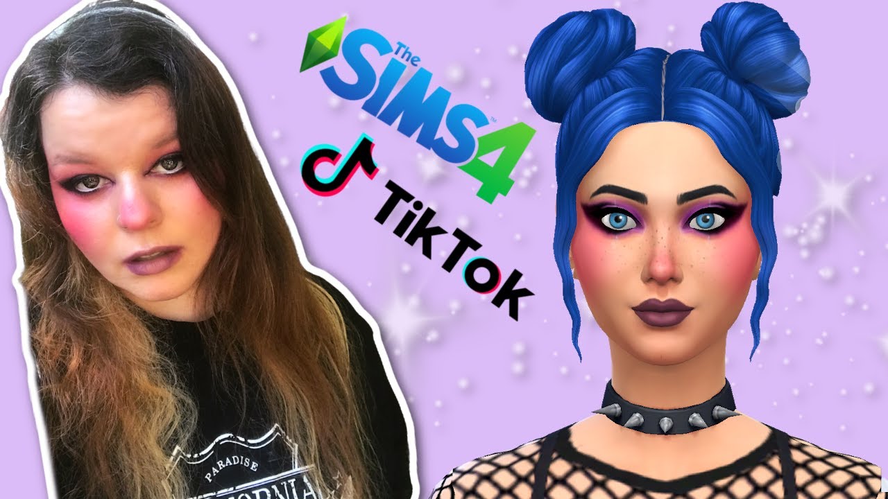 My Sims 4 E-Girl Makeup Look Tutorial - YouTube