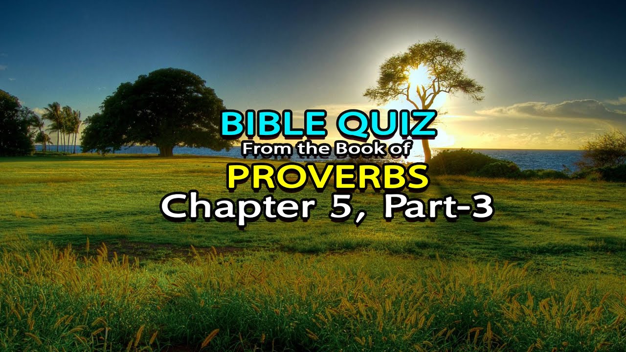 Proverbs Chapter 5 Part 3 - YouTube