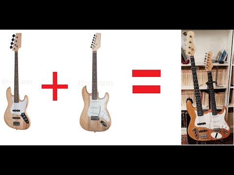 Doppio manico basso/chitarra (#DiyKitChallenge) - YouTube