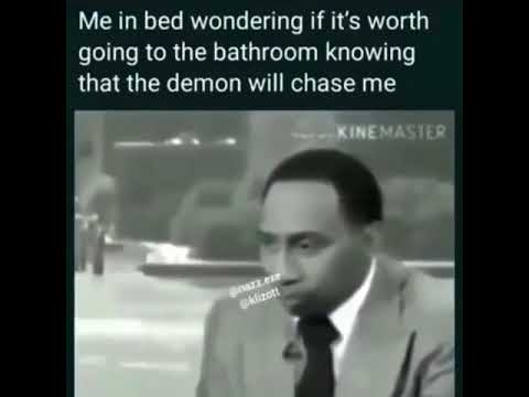Bathroom demon meme - YouTube