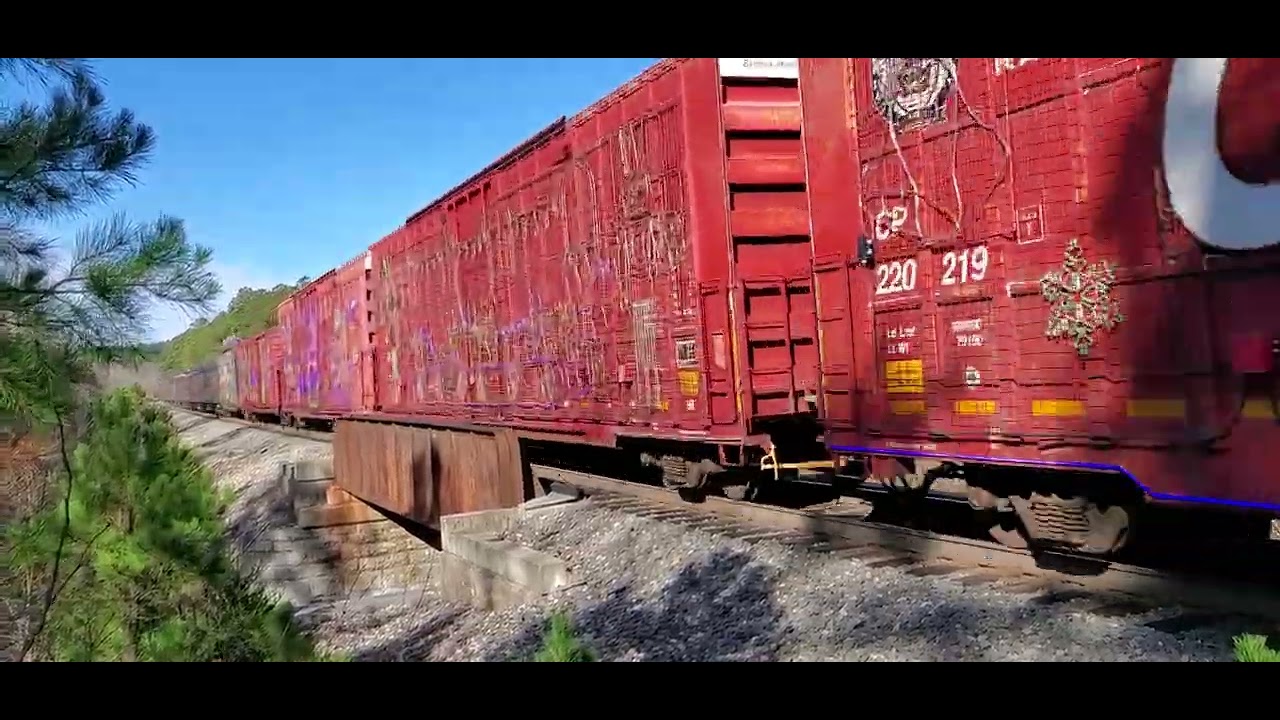 CPKC Holiday Train Eagleton AR 11-29-23 - YouTube