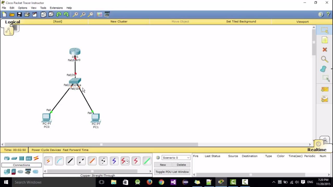 How to config VLAN and router RIPV2 - YouTube