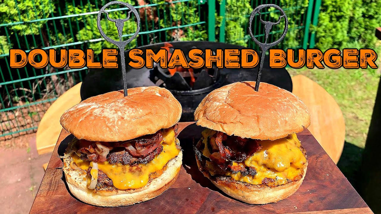 DOUBLE SMASHED CHEESEBURGER - Doppelt hält besser - YouTube