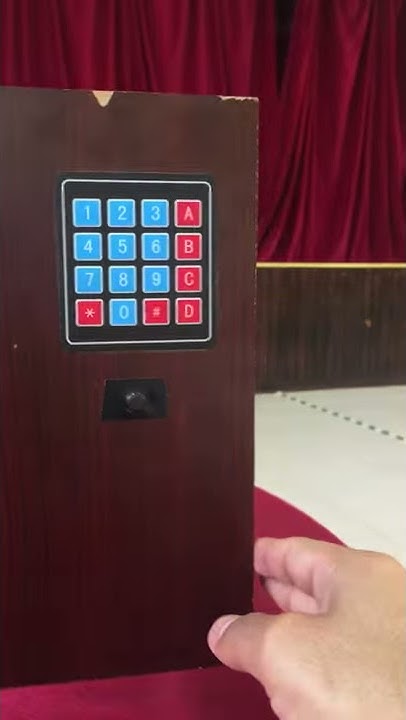 Arduino Keypad Password safe - YouTube