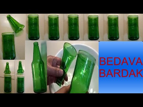 ŞİŞEDEN  BARDAK !!, CAM ŞİŞE NASIL KESİLİR , CAM KESMENİN YOLLARI , CAM NASIL KESİLİR , CAM ŞİŞE