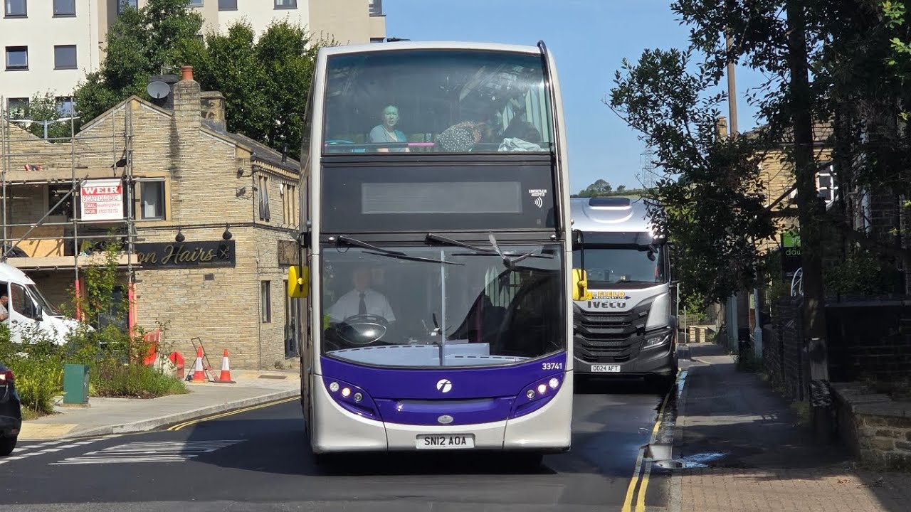 (First Halifax 37741 SN12AOA) On X1 To Huddersfield - YouTube