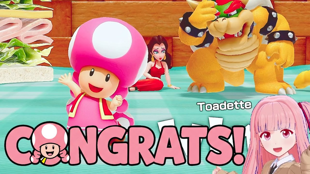 Super Mario Party Jamboree Minigames Toadette vs Pauline vs Bowser and ...