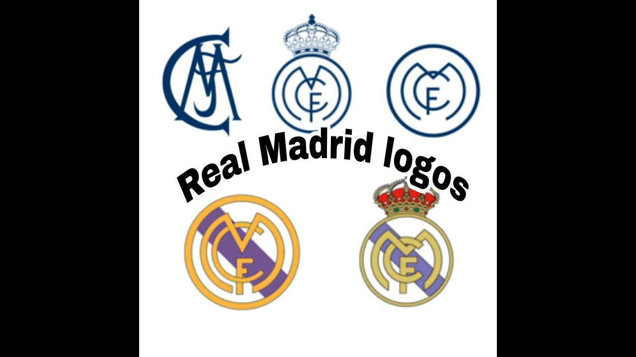 Evolution of Real Madrid logo - YouTube