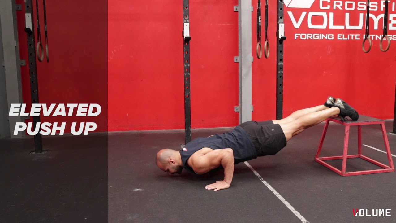 elevated push up - YouTube