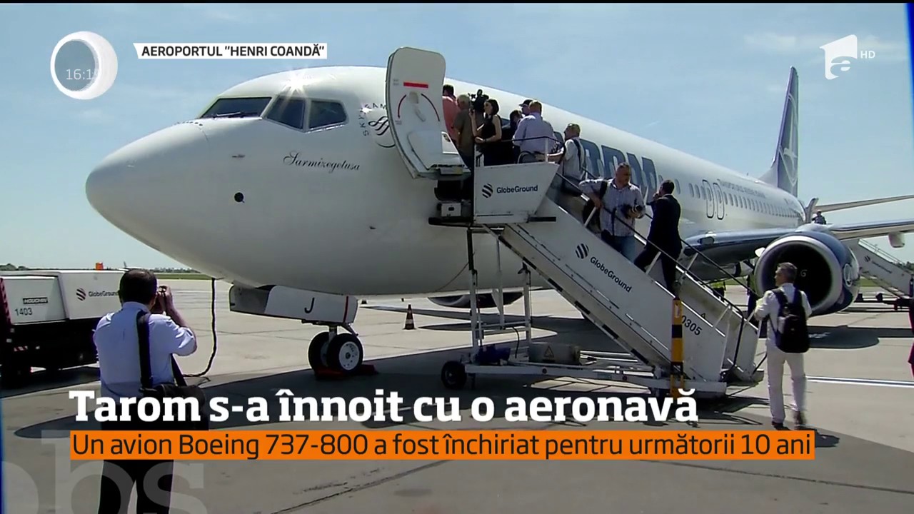 Tarom şi-a înnoit flota, cu o aeronavă botezată Sarmizegetusa! - YouTube