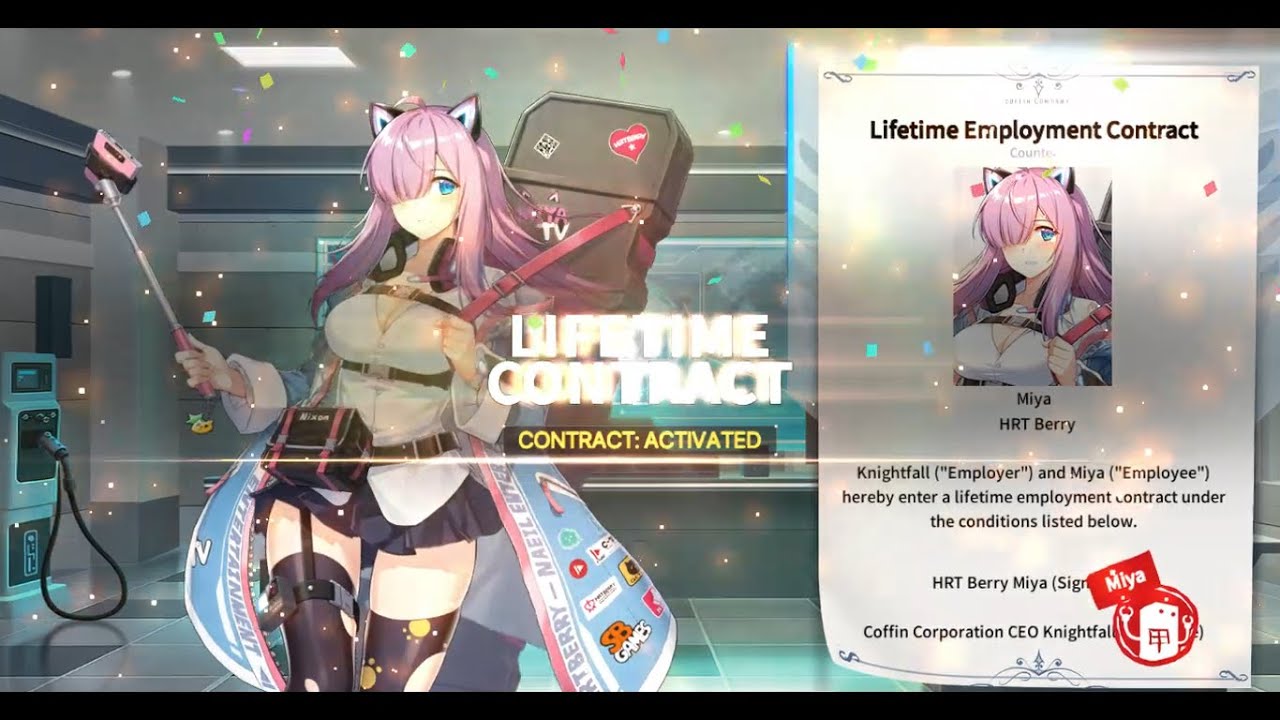 Counter:Side Miya Lifetime Contract - YouTube
