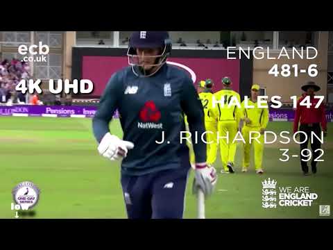England Smash World Record 481-6 - England vs Australia 3rd ODI 2018 - Highlights