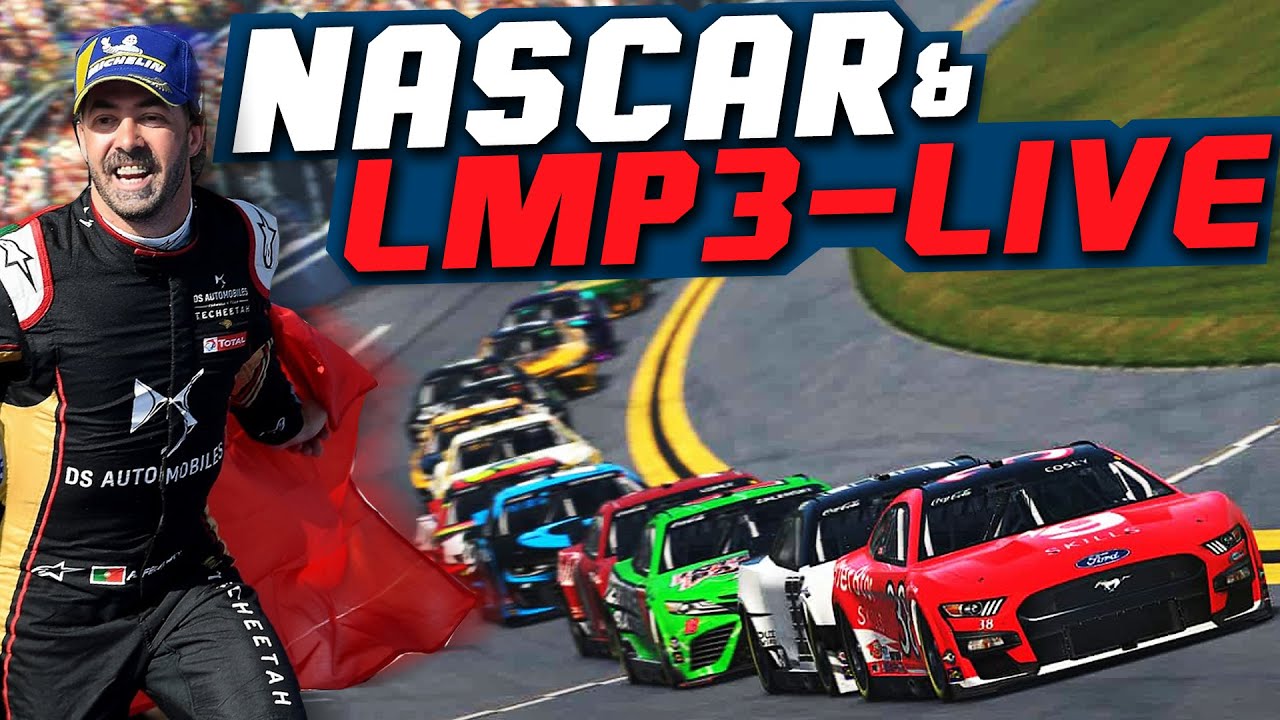 LIVE - NASCAR em DAYTONA & CEGADAS no LMP3 !fanatec !eneba !betano ...