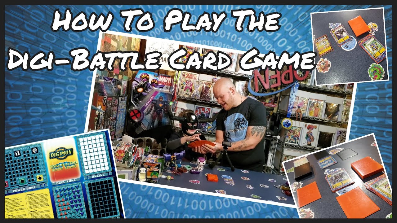 How To Play The Digimon Digi Battle Card Game - YouTube