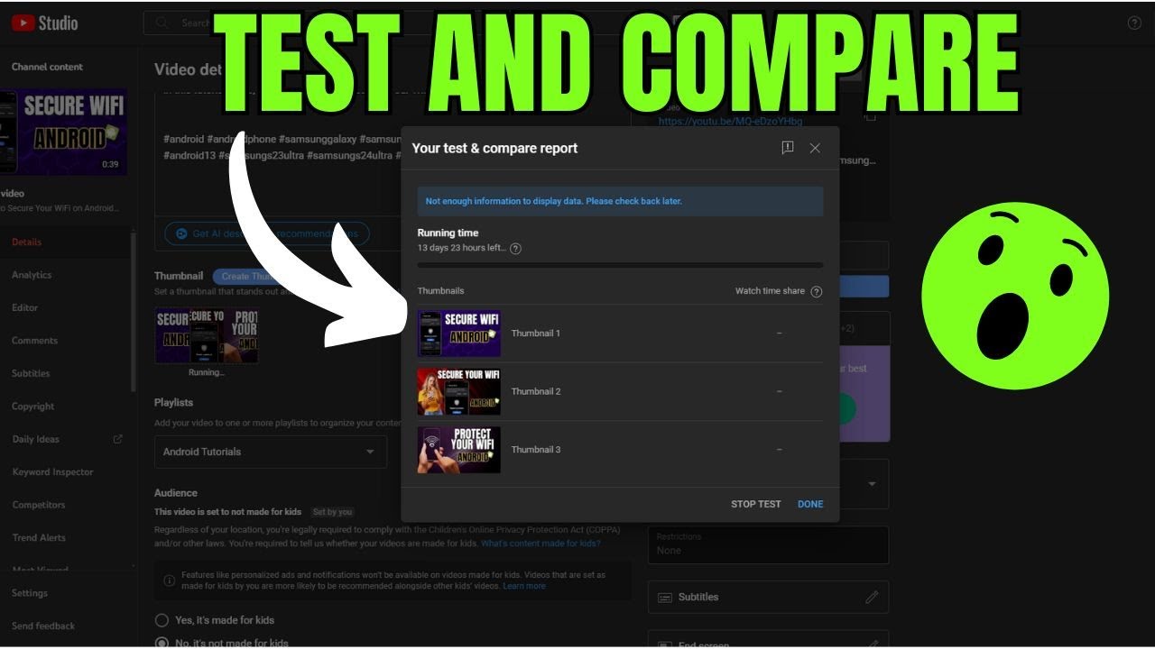 How to A/B Test YouTube Thumbnails I YouTube New Thumbnail Feature ...