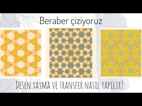 Islamic geometry - desen yayma ve transfer nasıl yapılır?