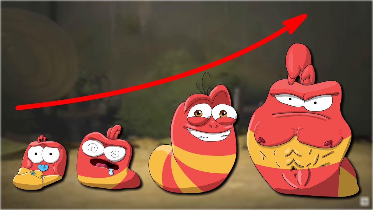 Grow up evolution RED LAVRA characters - YouTube