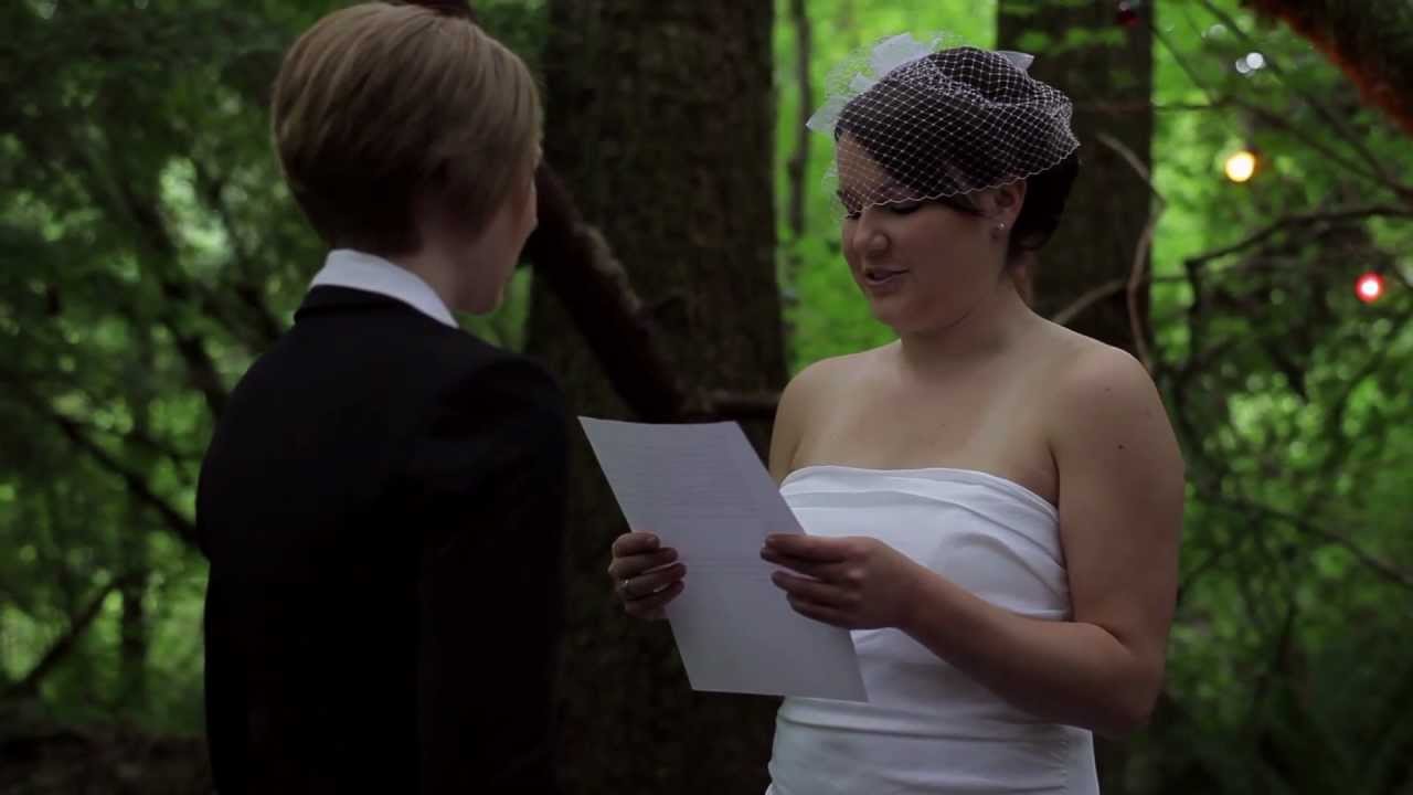 Seattle Same-Sex Wedding - Treehouse Point - YouTube