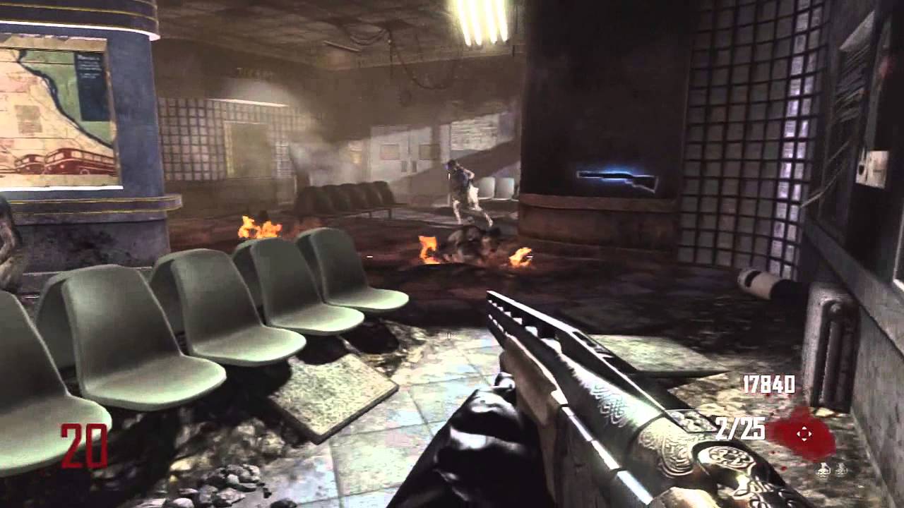 BO2 Zombie - CHALLENGE ME #1 - First Room Round 20-21 on Bus Depot ...