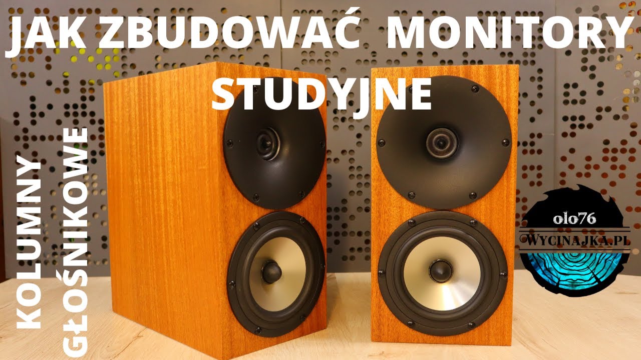 Monitory studyjne/Kolumny głośnikowe - budowa od podstaw DIY - YouTube