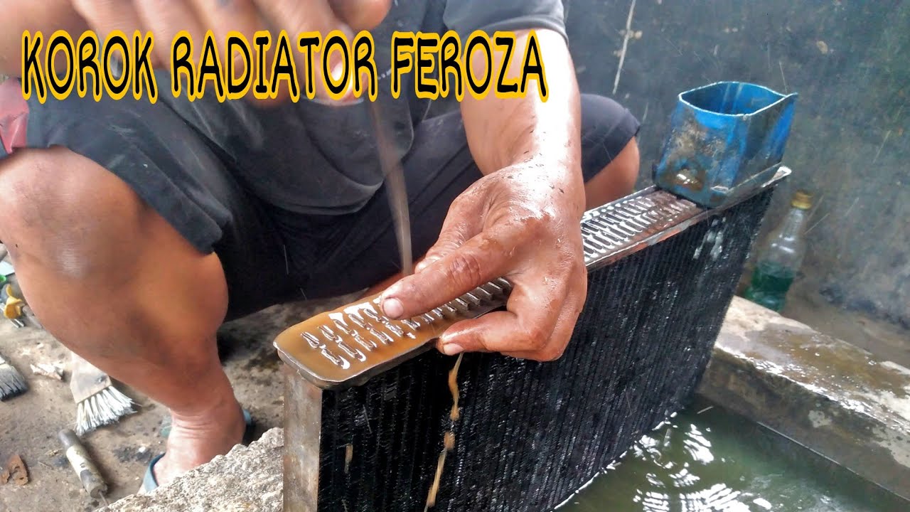JAGA PERFORMA SISTEM PENDINGINAN MESIN - KOROK RADIATOR FEROZA - YouTube