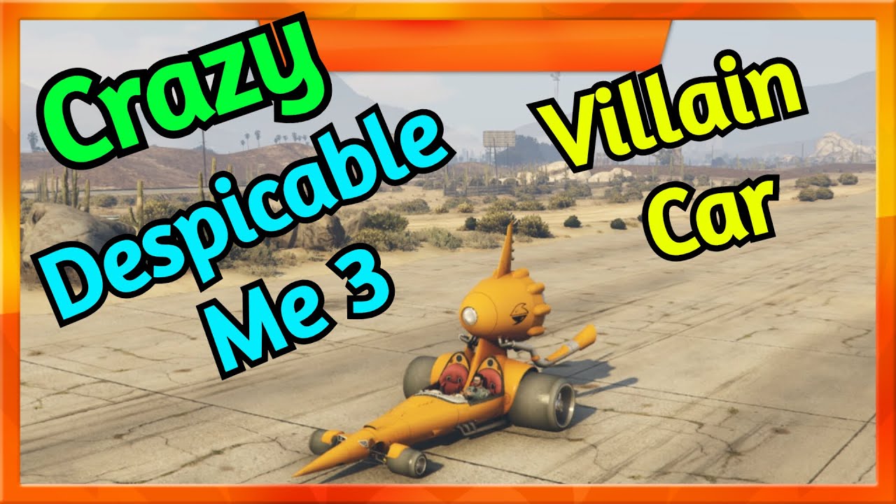 despicable Me 3 Villain Car | Customization | Review | GTA 5 Car ...