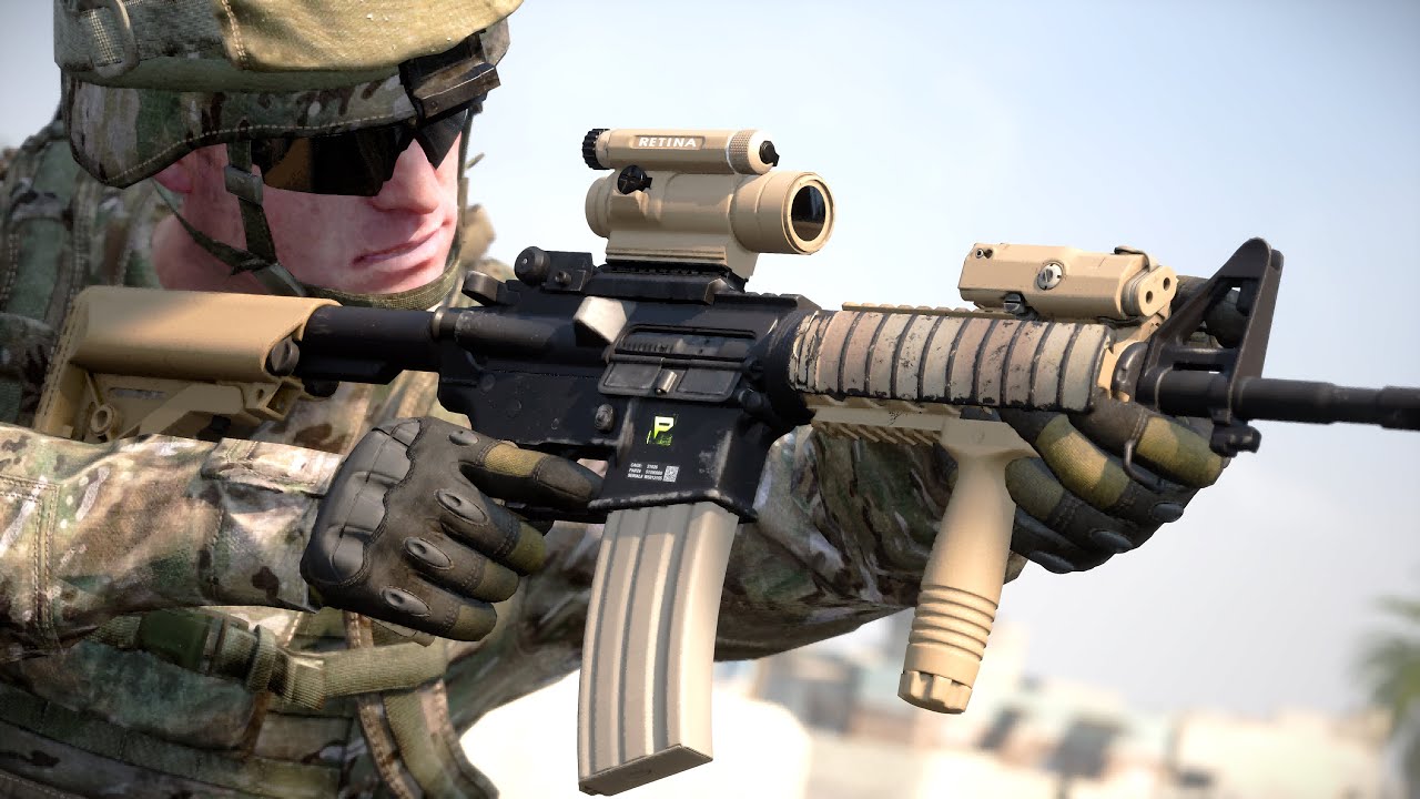 恩芹世外星之美团爷爷用红点M4肘飞鹅了么 | 战术小队 Squad - YouTube