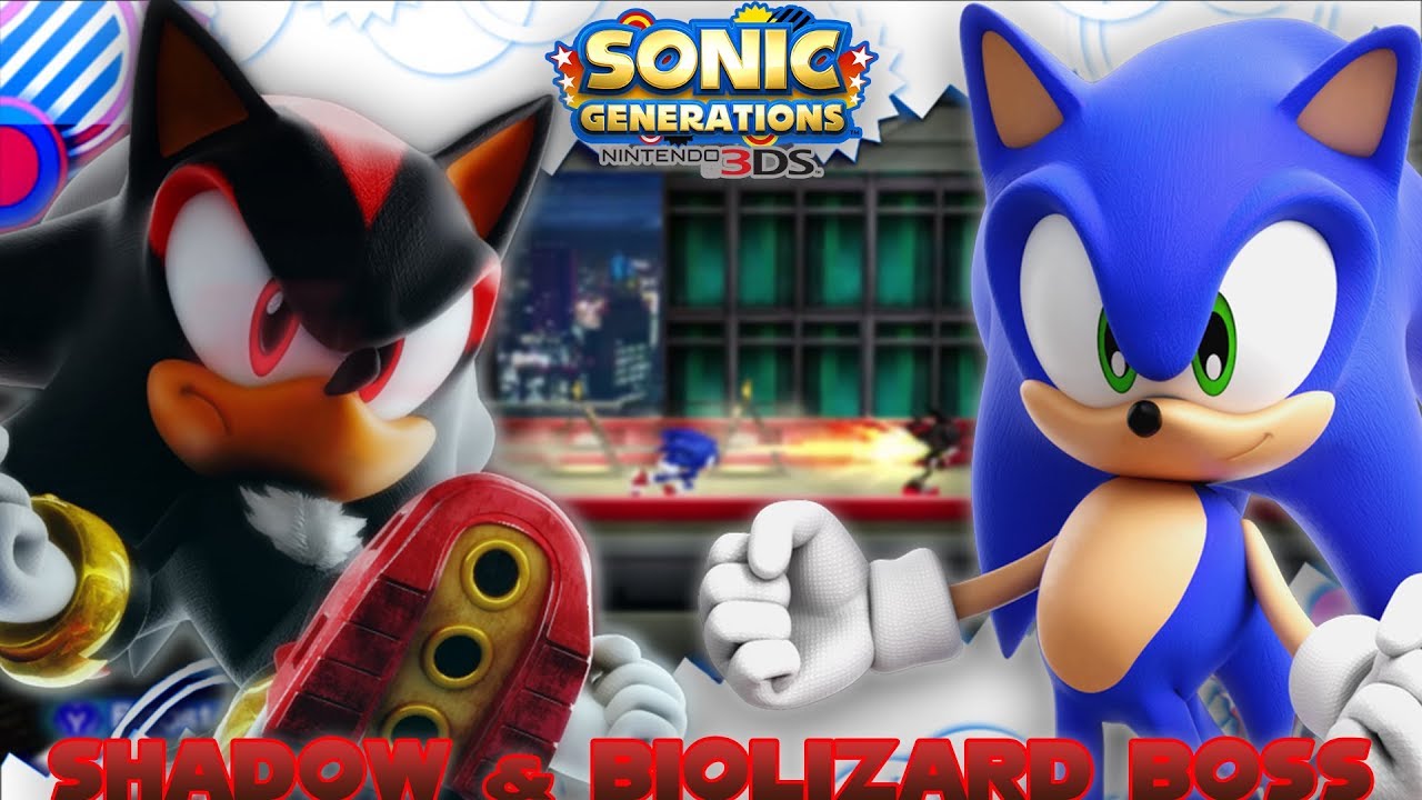 Sonic Generations (3DS) - Part 7 - Shadow & Biolizard Boss - YouTube