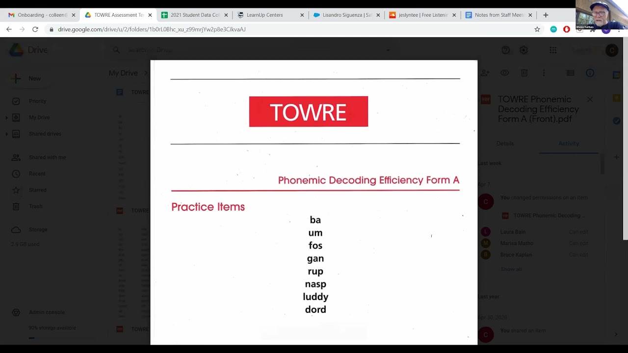TOWRE Assessments - YouTube
