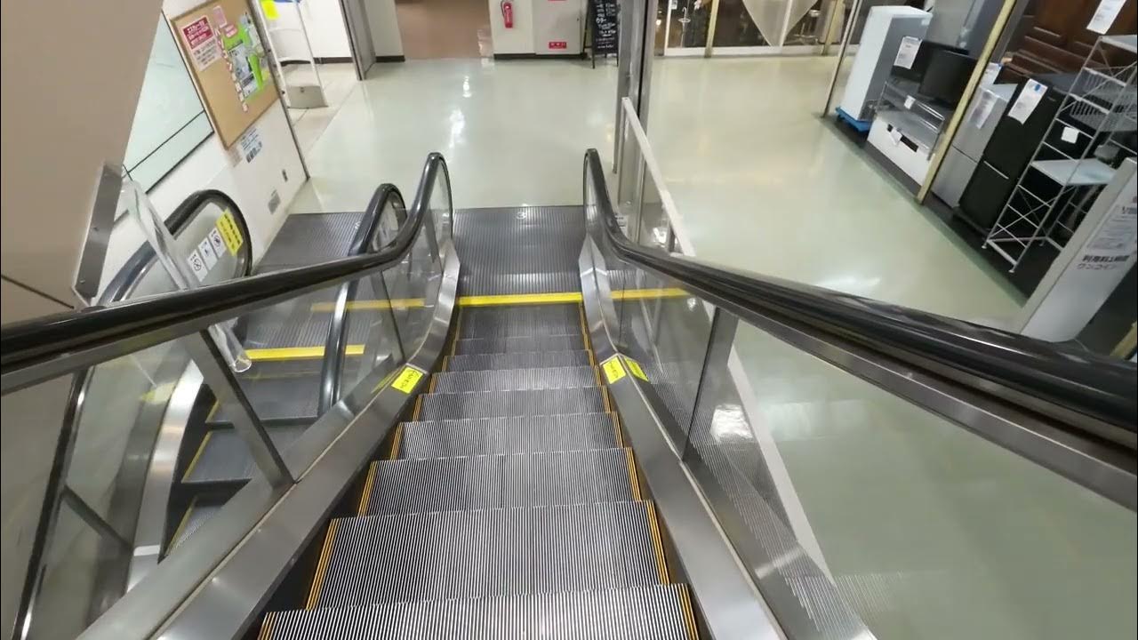 大阪 ジョイフル国分 4F‐3F | Joy full Kokubu, Escalator Osaka Japan - YouTube